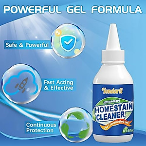 Home Remover Gel, 10 Fl Oz Remover for Washing Machine Refrigerator Strips, Household Front Load Washing Machine Cleaner, Cleaner For Tiles Sealant Bathroom Cleaning Home Sinks Grout Cleaner (5 Floz)