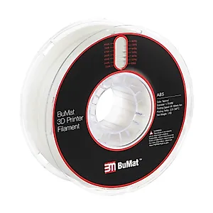 BUMAT ABS 3D Printer Filament, 1.75mm (Red), 1kg Spool (2.2lbs), Guaranteed Fresh, Dimensional Accuracy +/- 0.02mm, Tangle-Free, Fits Most FDM Printers [Risk-Free]