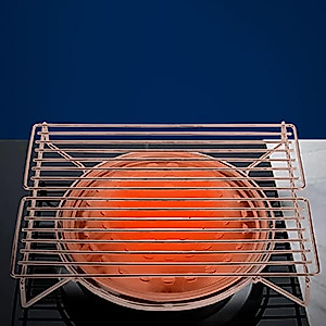 PETSOLA Indoor Burner Stoves Stand Rack Camping Pot Bracket Holder Stainless Steel Family Party Mini Over The Home Garden Household Camping Grill