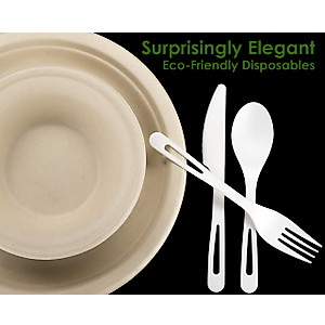 Durable Biodegradable Leak-Proof Disposable Bowls 50 Pk. Sturdy Plant-Based Gluten-Free Compostable Wheatstraw Fiber Container, Eco-Friendly Microwavable and Safe for Hot Cold or Pet Foods.