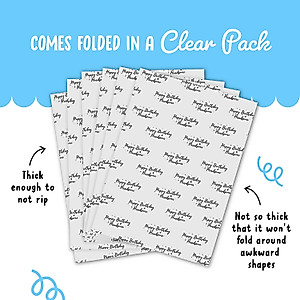 CENTRAL 23 Gray Wrapping Paper for Men - 6 Sheets Giftwrap - Birthday Gift Wrap for Son Boyfriend Husband - Comes With Fun Stickers - Recyclable