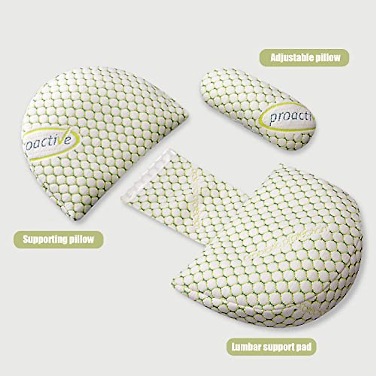 Pregnancy Pillows for Pregnant Women, Cotton Soft Maternity Pillow for Sleeping, Pregnancy Body Pillow Support for Back, Leg and Belly Detachable and Adjustable Pillow Cover (Pink Small)