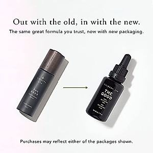 Caldera + Lab The Good | Men's Organic Moisturizing Face Serum for Dry, Sensitive, & Normal Skin – Vegan, Natural & Antioxidant Packed Skincare Facial Oil