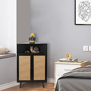 ZYBT Corner Cabinet Organizer with Doors