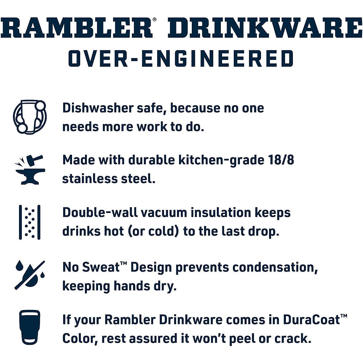 YETI Rambler, Stainless Steel Vacuum Insulated Tumbler with Magslider Lid, Rescue Red, 30oz (887ml)