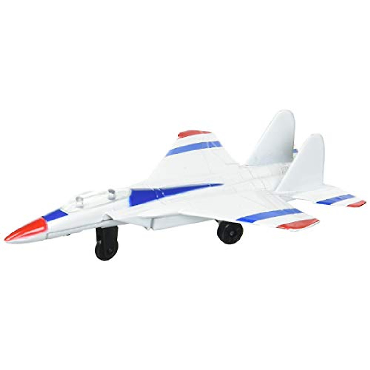 Hot Wings F-15 Eagle (Red, White Blue) with Connectible Runway Die Cast Plane