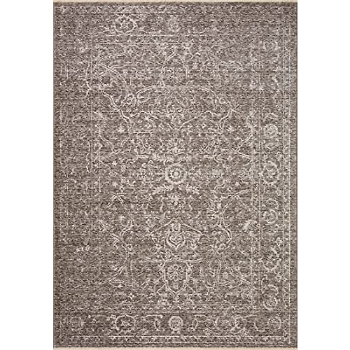 Loloi II Vance Collection VAN-08 Taupe/Dove, Traditional 5'-3" x 7'-9" Area Rug