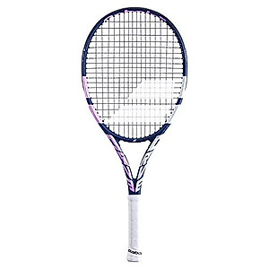 Babolat Pure Drive 2021 Junior 26 Inch Tennis Racquet (Blue/Pink) (4 1/8" Grip Size)