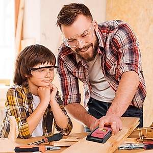 45 Pieces Kids Real Tool Set Construction Tool Set for Kids with Tool Belt,Hand Tools,Safety gogles,Solid Tool Box-Kids Learning Tool Kit for Home DIY and Woodworking, Great Gift Tool kit