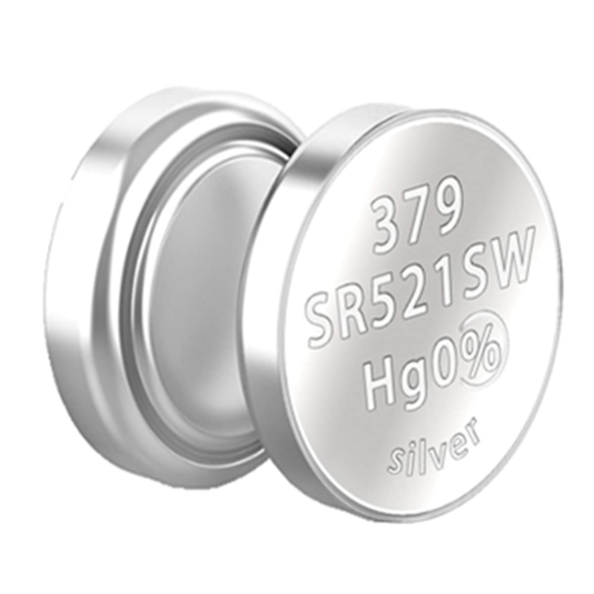 KaPonsec 20Packs SR521SW 379 LR521 AG0 1.5V Button Coin Cell Watch Battery