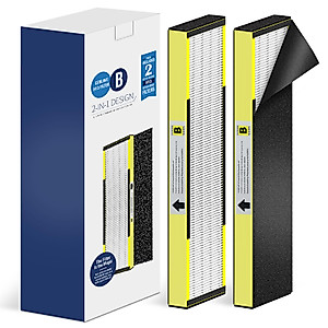 [ELOWOKE] 2-Pack 4825 HEPA Filter B Compatible with Gɜːrm-Guardian Air Purifier Filter Replacement for Model FLT4825 AC4825 AC4300 and more, 2X H13 HEPA Filters & 8X Actɪvated Carbon Pre-Filter