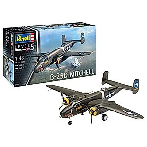 Revell RV04977 B-25C/D Mitchell Plastic Model kit, 1:48