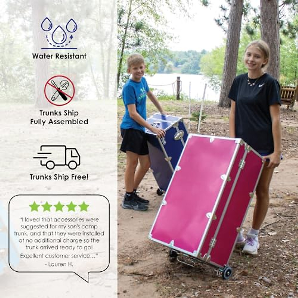 C&N Footlockers Graduate Footlocker Trunk #1105