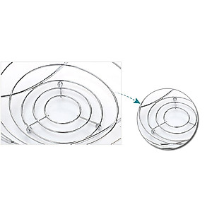 MagiDeal Unknown Chrome Banana Hanger Fruit Bowl Tree Holder Basket Stand Hook kitchen