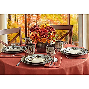 Pfaltzgraff Rustic Leaves Dinnerware Set, Assorted