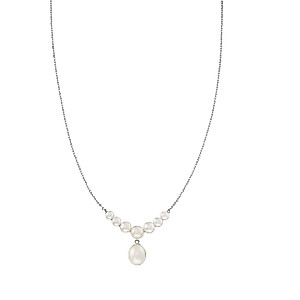 Ross-Simons 4-9.5mm Cultured Pearl Drop Necklace in Sterling Silver. 20 inches