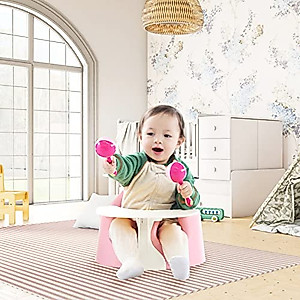 Seat Tray Compatible with Bumbo Seat, Baby Seat Tray for Feeding and Play Easy to Install and Remove Floor Seat Activity Tray Accessory for Bumbo Seat