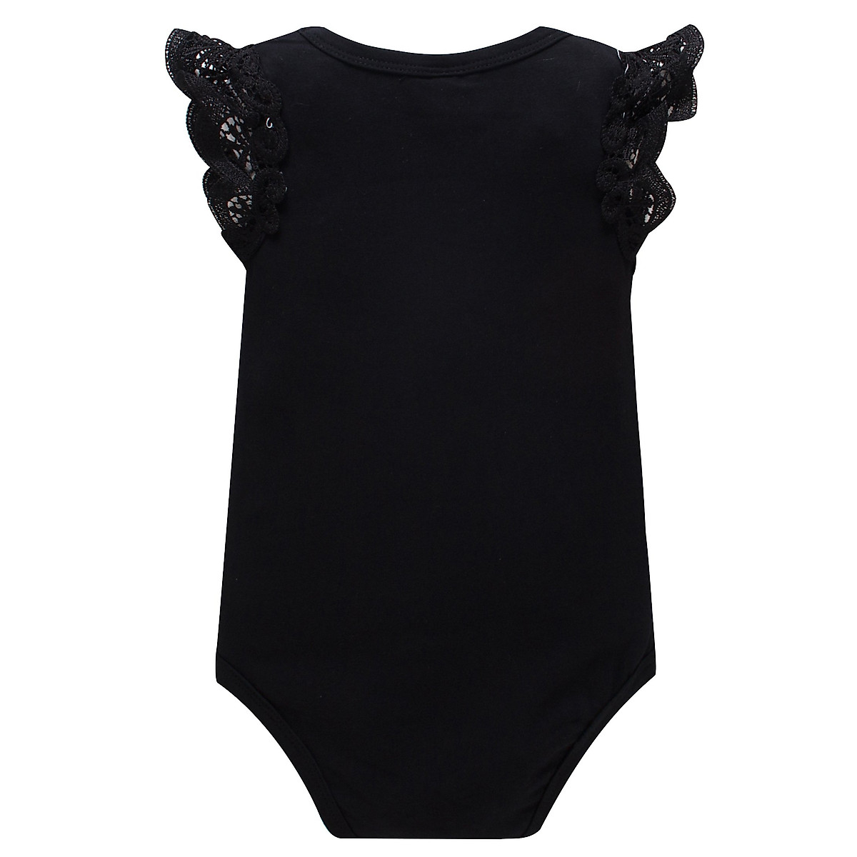 Yatong Baby Girls Bodysuit Baby Romper (18-24 Months, Black)