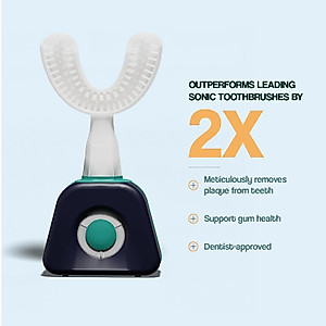 Y-Brush - Electric Toothbrush - Y-Shaped Brush - Innovation Awards at CES 2023-3 Months Battery Life - NylonStart Adult Pack (12-99) (NylonStart, Adult (12-99 yo))