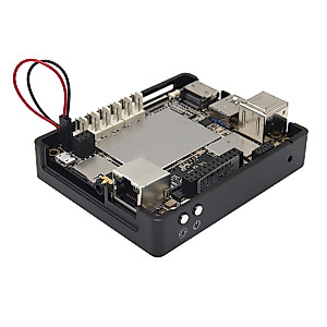 Geekworm Aluminum Alloy CNC Case for LattePanda V1.0 / Geekworm Enclose with Cup Super Mute Cooling Fan Kit for Latte Panda Mother Board