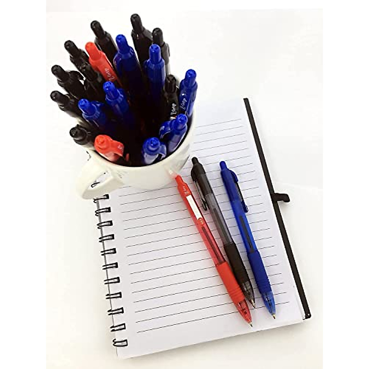 ‎Zebra Pen Zebra Pens Z Grip - 28 Pack Ink Pens, Retractable Ballpoint Z-grip Fine Point 0.7 mm 14 Black & Blue Writing for School College Office Home Use., 28 Count (Pack of 1)