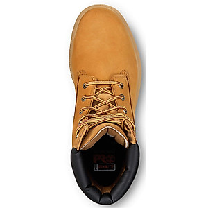 Timberland PRO 8IN Men's, Wheat, Steel Toe, EH, MaxTRAX Slip Resistant, WP Boot (13.0 W)
