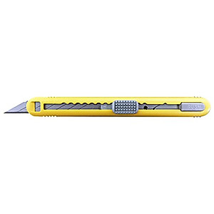 NT Cutter ABS Grip 30-Degree Multi-Blade Cartridge Knife (A-553P),Yellow