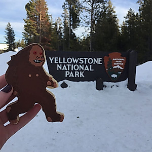 Sasquatch Big Foot Bigfoot Cookie Cutter 4.5" Made in USA by Ann Clark