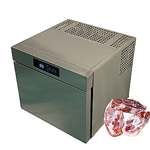 Commercial 1.13 Cu.ft Fast Instant Blast Freezer, Portable Refrigerator Quick Freezing Machine with Led Digital Panel, 290W Air Cooling Chest Freezer for Ice Cream, Frozen Food