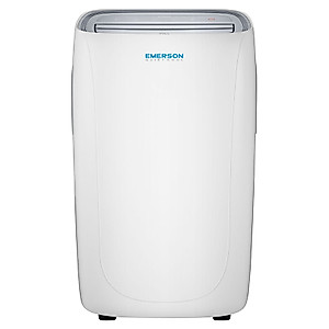 Emerson Quiet Kool EAPC10RD1 3 in 1 Portable Air Conditioner, Dehumidifier & Fan with Remote Control | for Rooms up to 350 Sq.Ft. | Digital Display | 24H-Timer | White | EAPC6RC1, Sq. Ft