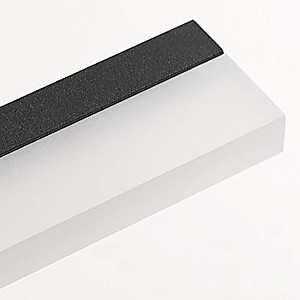 SOLFART Dimmable Black Vanity Light Bar Lighting Fixtures Modern Bathroom Light Fixtures 6000K Rotatable White Aluminum LED Light