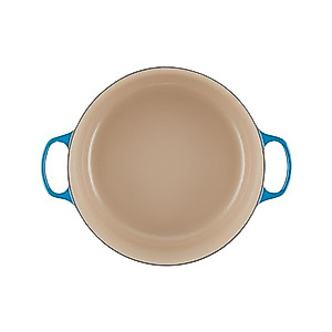 Le Creuset Enameled Cast Iron Signature Round Dutch Oven, 13.25 qt., Marseille