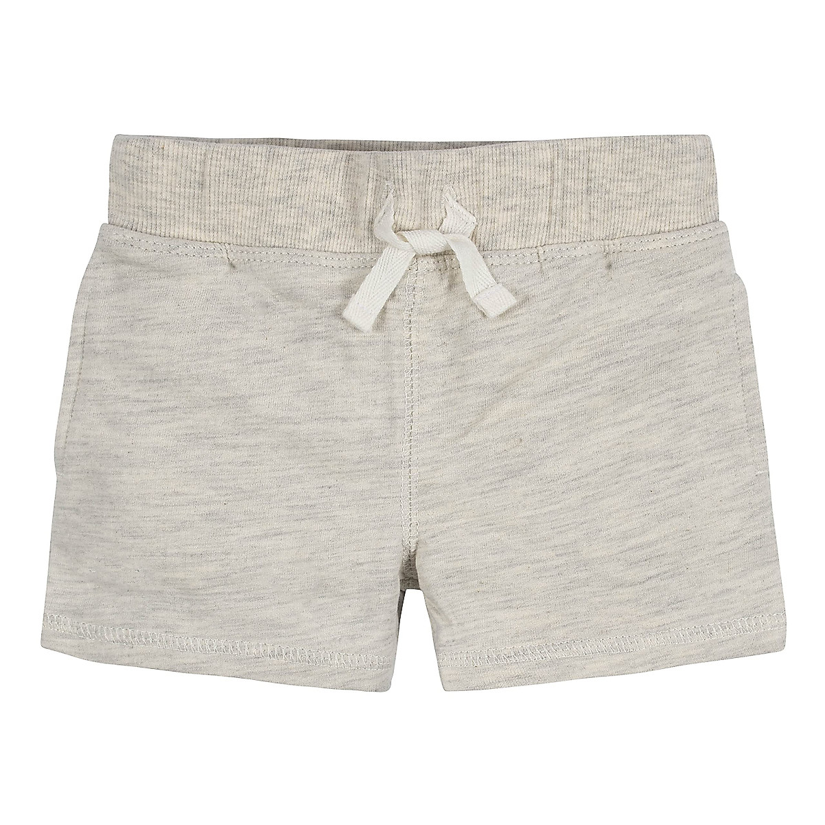 Gerber Baby Boy's Toddler 3-Pack Pull-On Knit Shorts, Blue & Gray, 12 Months