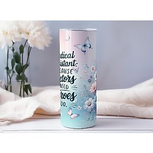 Casitika Certified Medical Assistant Gifts For Women. 20 Oz Medical Assistant Tumbler For Appreciation Week Or Graduation. Because Doctors Need Heroes Too. (Pastel)