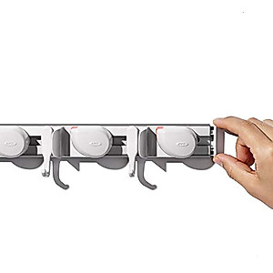 OXO Good Grips Wall-Mounted Mop and Broom Organizer