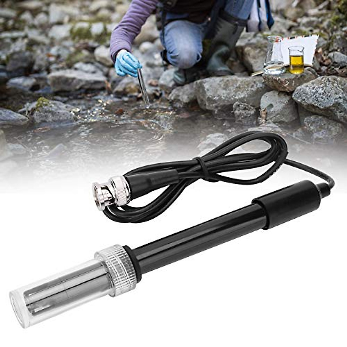 Ph Probe,Industry Ph Electrode Ph Probe Value Detect Acquisition Monitoring Professional Industrial Control Supplies Ph Probe Electrode for Aquariumtds Ppm Accurate Accuracy High