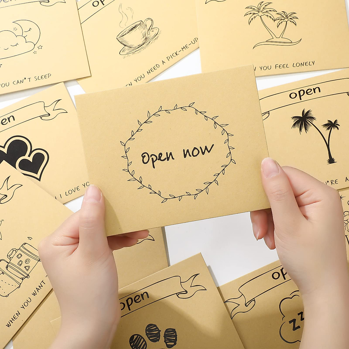 Geosar 20 Pieces Open When Letters Envelopes, University College Gift, Leaving Home Gift, Christmas Gift, Graduation Gift, Custom Going Away Gift, College Daughter Son Gift(Cute)