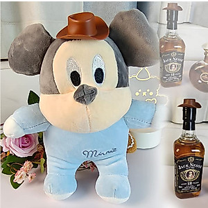 20 Pieces Mini Cowboy Hat Mini Western Cowboy Hat Brown Plastic Mini Cowboy Hat for Crafts Mini Cowboy Hats Mini Sombrero Hats Drink Hat Cowgirl Hat Doll Hat Mini Cowgirl Hats for Drinks(Brown)