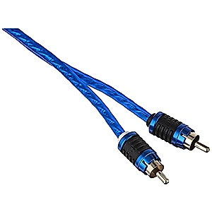 Stinger SI6212 12-Foot 2-Channel 6000 Series Audiophile Grade RCA Interconnect Cable,BLUE