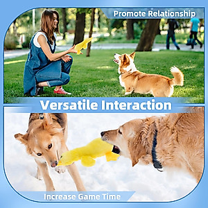 Mihachi Plush Squeaky Dog Duck Toys - Stuffed Pet Toy Duck Interactive Gifts for Dog Birthday Dogs Puppy Biting Chew Toys - for Medium and Large Dogs