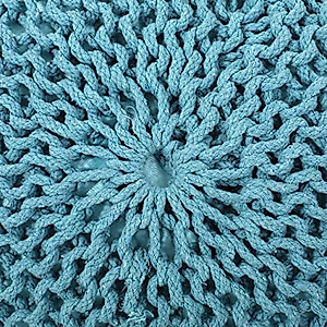 Christopher Knight Home Nahunta Pouf, Aqua