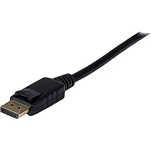 StarTech.com 6ft (1.8m) DisplayPort to VGA Cable - Active DisplayPort to VGA Adapter Cable - 1080p Video - DP to VGA Monitor Cable - DP 1.2 to VGA Converter - Latching DP Connector (DP2VGAMM6)