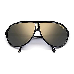 Carrera Unisex Sunglass Style Endurance65/N Pilot, Matte Black/Grey Gold Mirrored, 63mm, 10mm