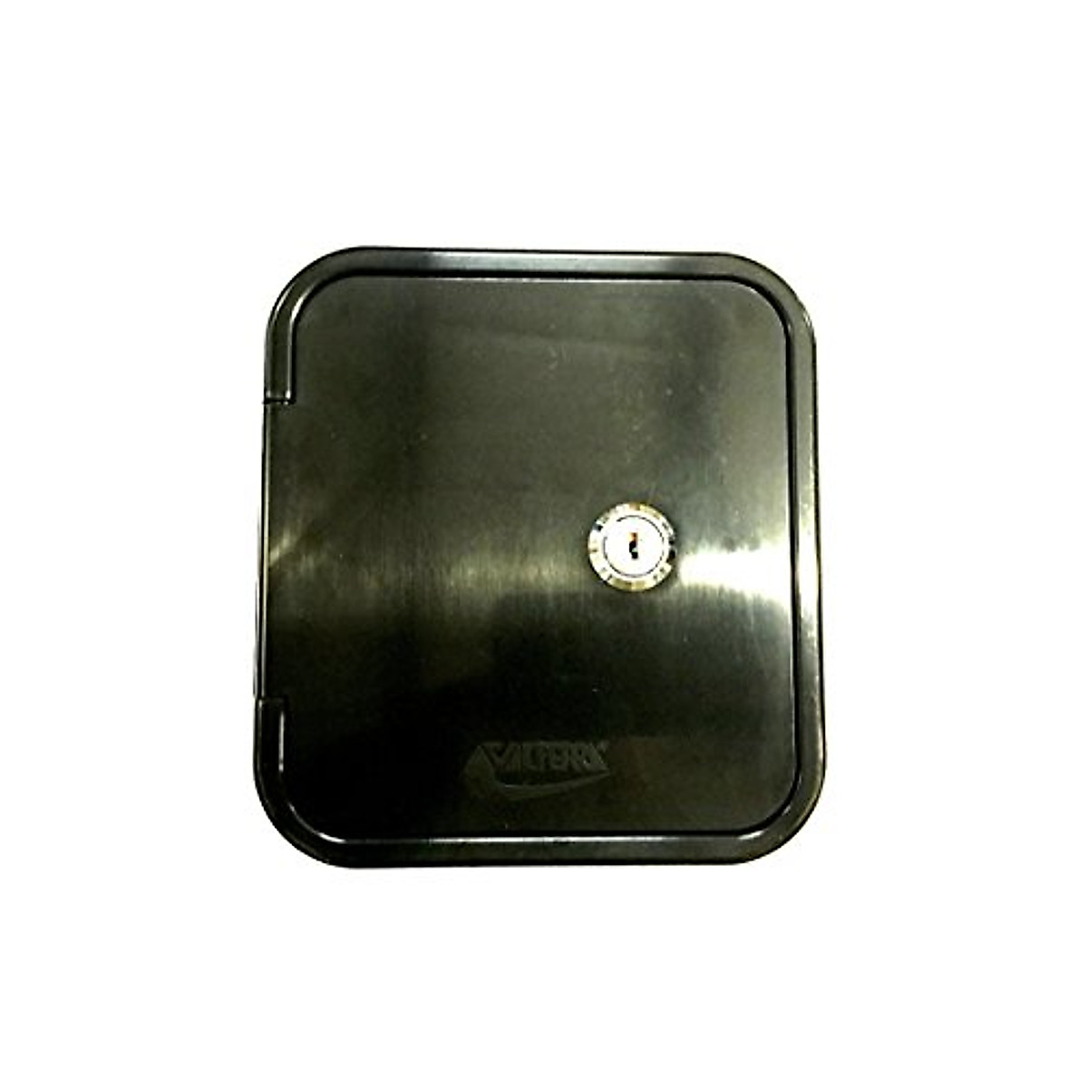 Valterra Black Gravity Water Hatch Fill Dish Lock Keys RV Trailer