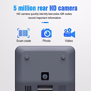 Zunate Handheld PDA POS with 5.5in Touch Screen, POS Receipt Printer 58mm Thermal Printer, 2GB + 32GB 4G LTE Mobile POS Receipt Printer for 1D 2D QR Barcode (US Plug)