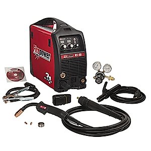 FIREPOWER 1444-0871 MST 180i 3-in-1 MiG, Stick and Tig Welding System, 180 Amp Max Output, 1/4" Max Plate Thickness, 50/60 Hertz, 9,000 Watt Generator, 208/230 VAC