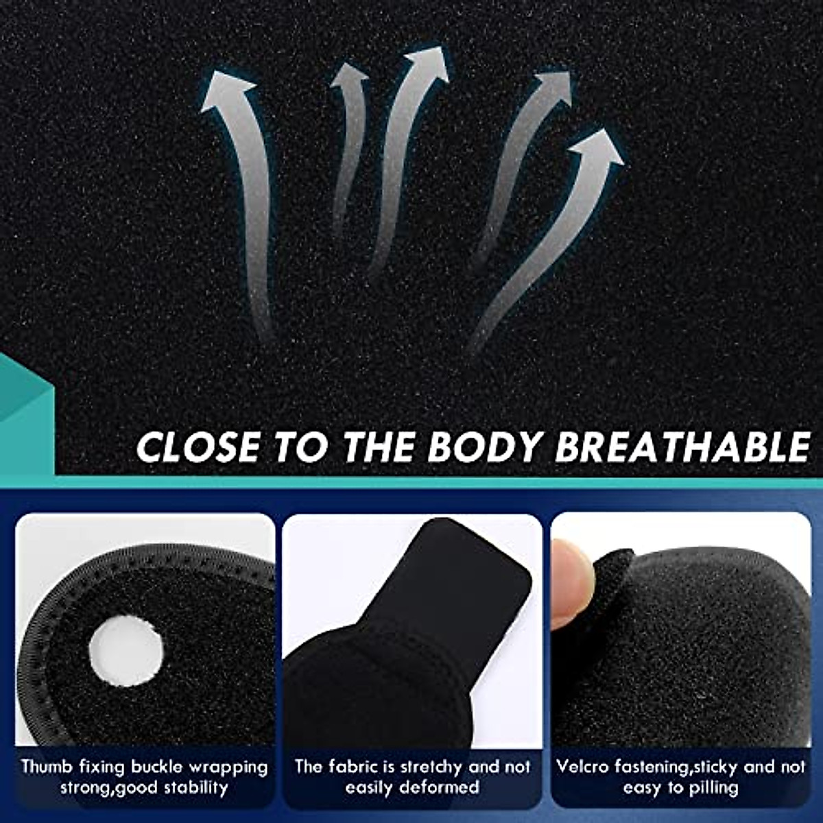 YOGINGO 2 Pack Wrist Brace for Right&Left Hand - Wrist Wraps for Men&Women - Adjustable Wrist Band for Sports Protecting/Tendonitis Pain Relief/Injury Recovery/Daily Work,Carpal Tunnel Wrist Brace