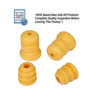 ONER Two Control Arm Bumpers and Two Control Rear Axle Bumpers,Compatible with Cadillac Escalade, Chevy Avalanche Silverado Suburban Tahoe,GMC Sierra Yukon Savana,Replace# 15153958 15039397