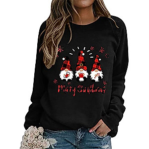 Winter Jackets for Women,Crewneck Sweatshirt Women y2k Plain Kawaii Workout Hoodies Sweaters Collared Dressy Christmas Leather Plus Size Funny Thanksgiving Shirts for Women Black