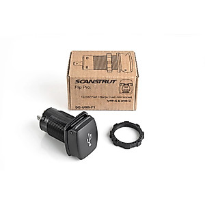 Scanstrut Flip Pro Fast Charge Dual USB Socket